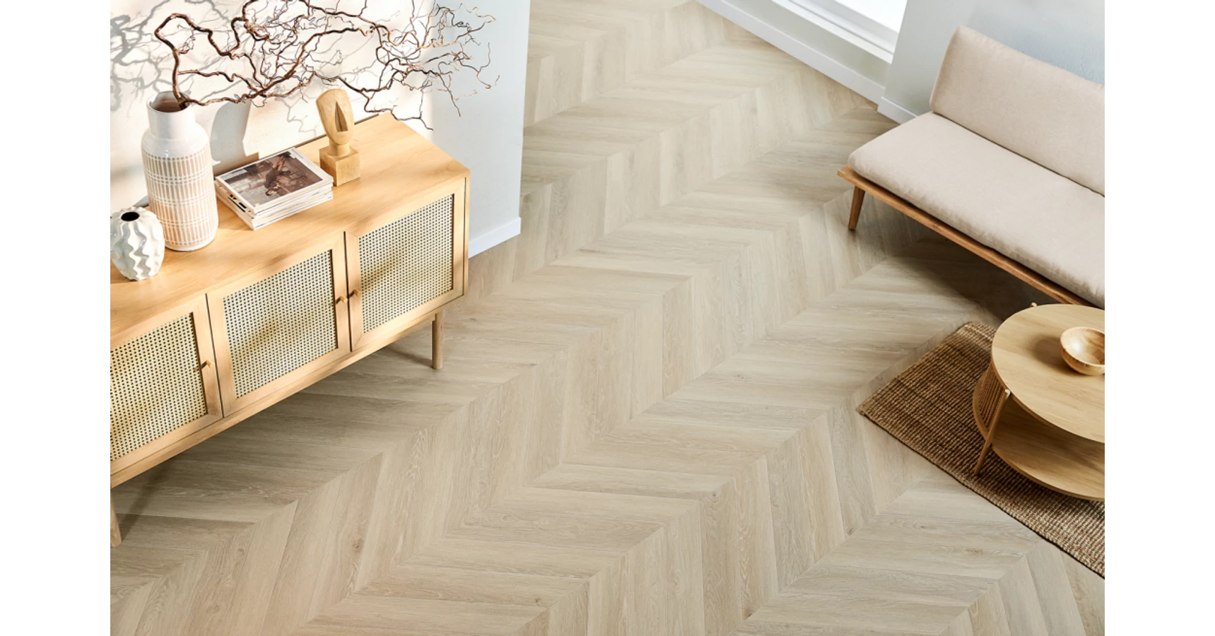 ARBITON AMARON CHEVRON SPC/vinyl vízálló padló, Johannes Oak, 2025